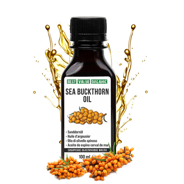 100 Siberian Sea Buckthorn Oil Extra Virgin First Cold Pressed Premiu