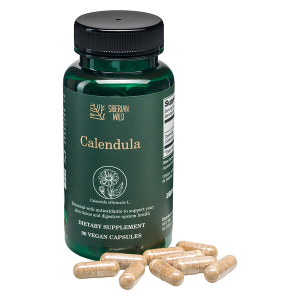 Calendula Capsules – Skin, Digestion, and Wellness Support - Siberian ...